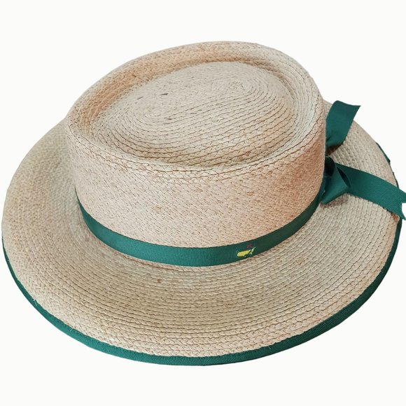 TEXACE | Accessories | The Masters Straw Brimmed Sun Rain Golf Hat ...